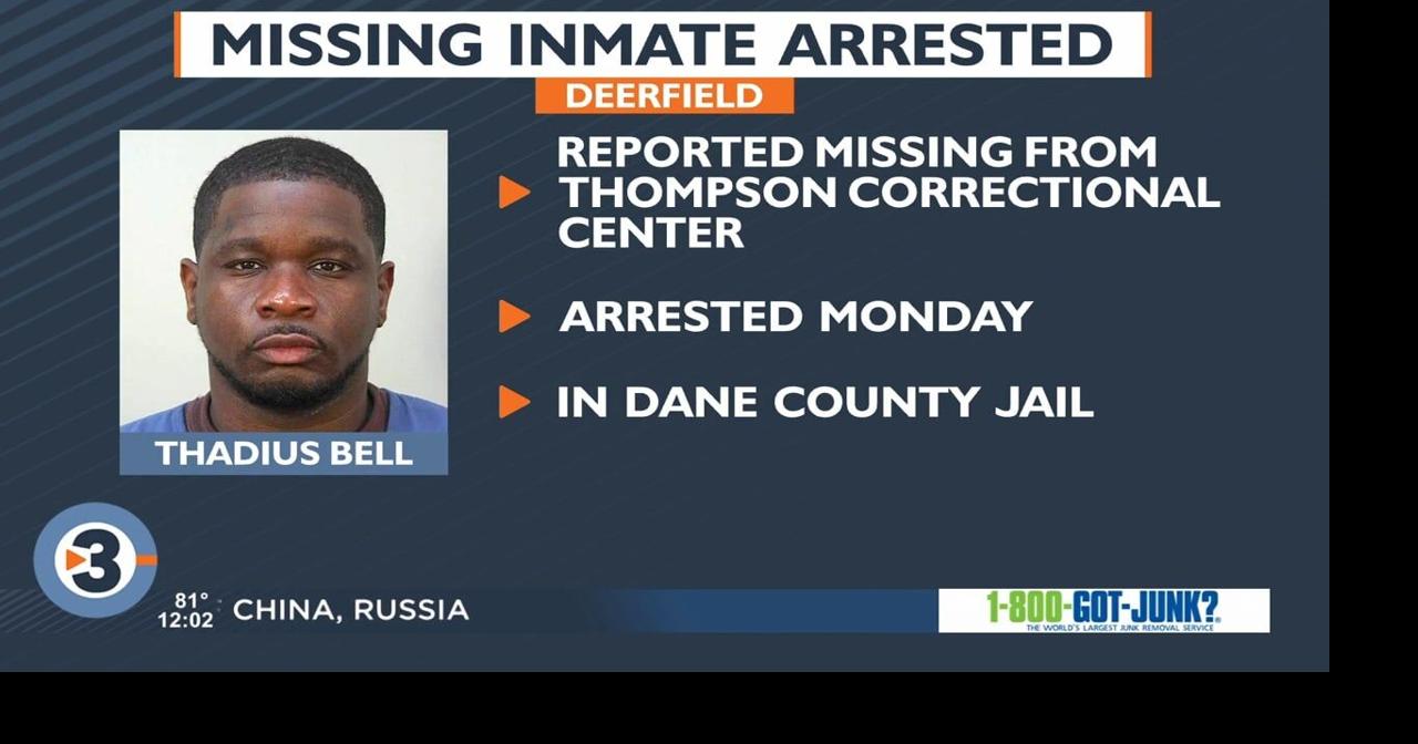 Madison police arrest man reported missing from Thompson Correctional ...