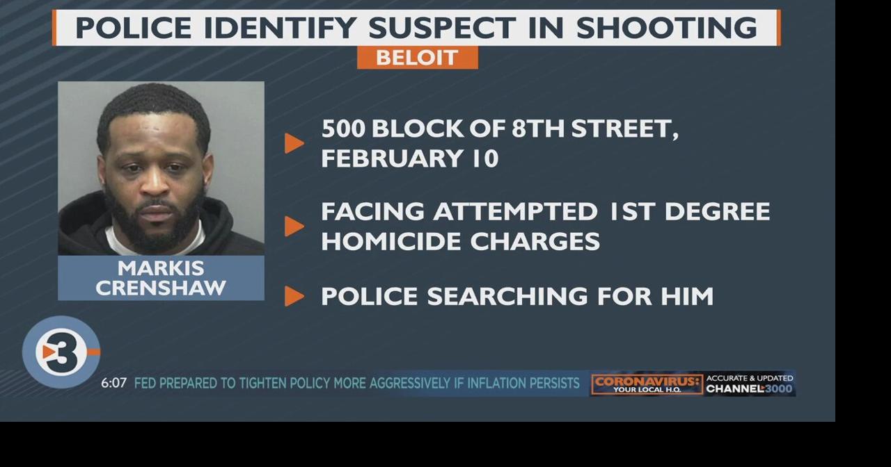 Beloit police identify suspect in February 10 shooting | Crime news ...