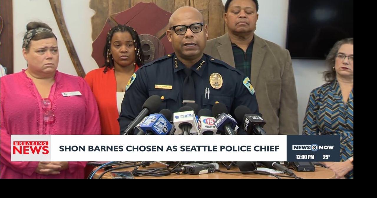 Madison Police Chief Shon Barnes chosen to be Seattle's next police ...