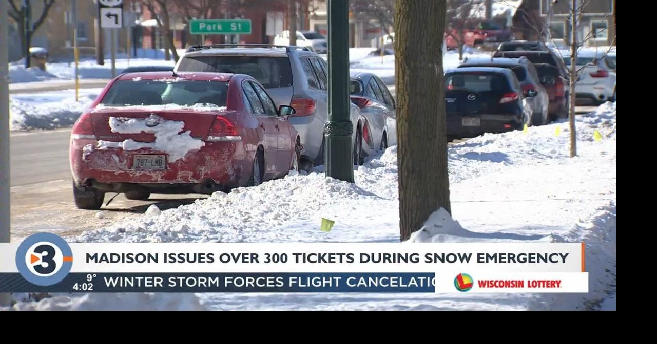 City of Madison issues over 300 tickets during snow emergency, over ...