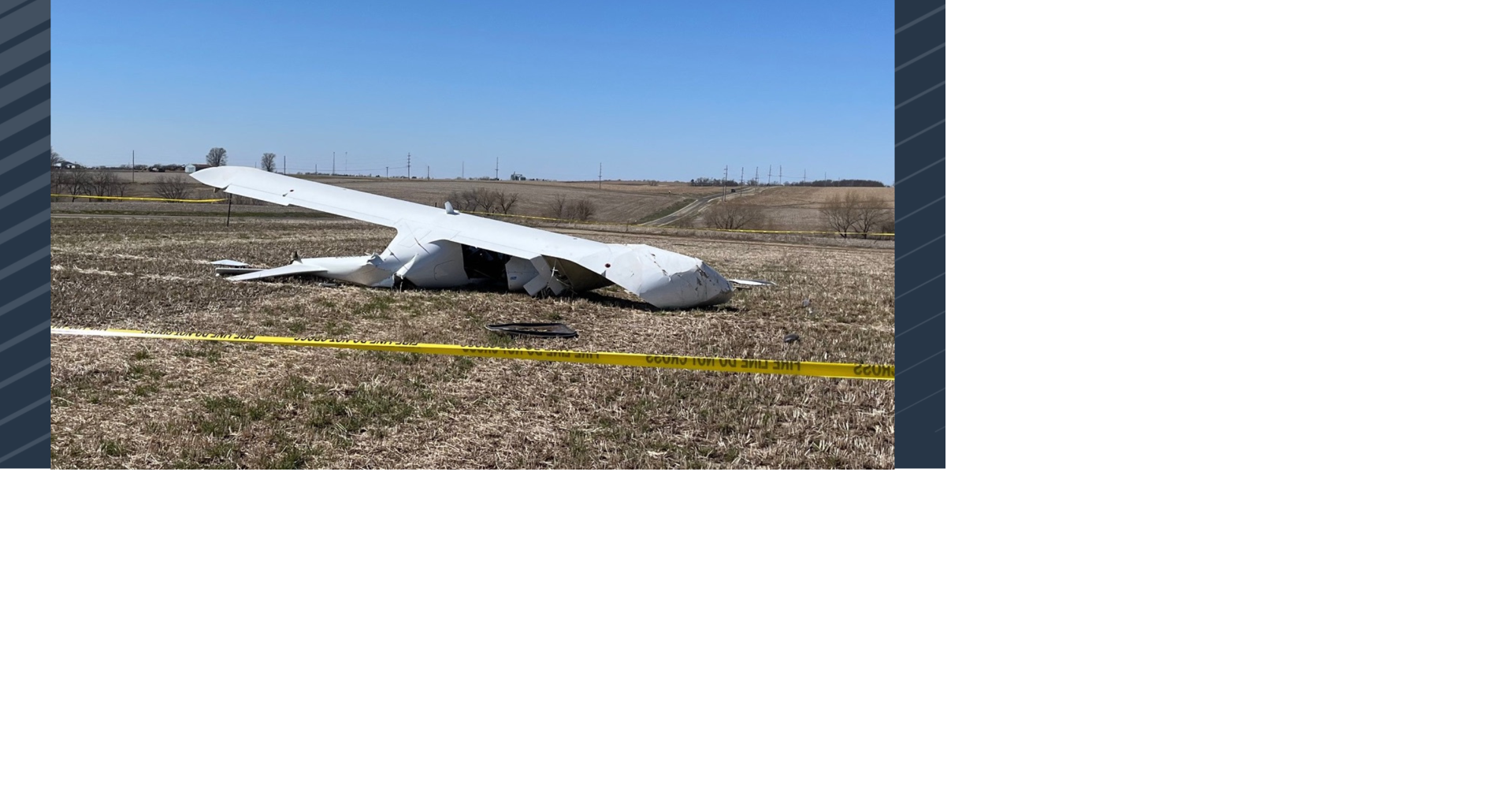 Single-engine airplane crashes at Platteville Municipal Airport | News ...