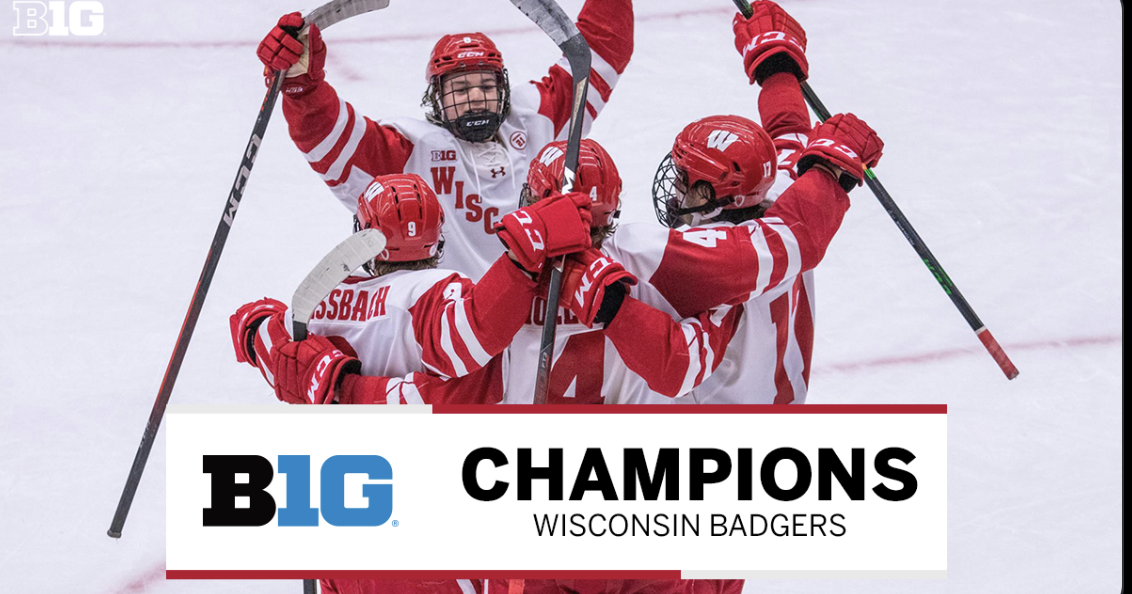 Badgers claim first conference title in 21 years | Wisconsin Badgers ...