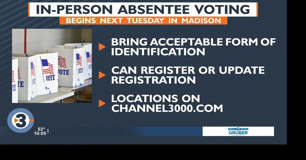 What to know about in-person absentee voting in Madison | Politics ...