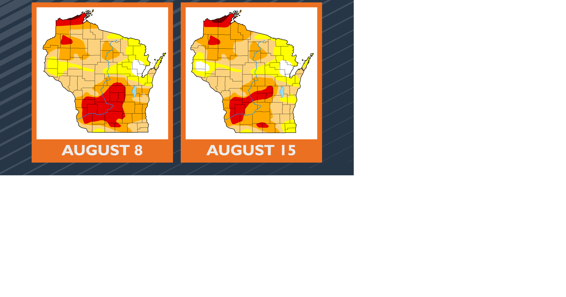 Latest drought monitor shows some improvements in southern Wisconsin ...