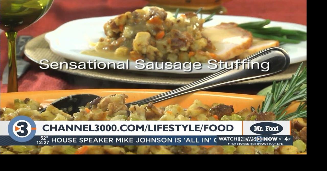 Mr. Food: Sensational Sausage Stuffing | Mr. Food | channel3000.com