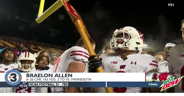 Badgers shine on both sides of ball to bring home Paul Bunyan's Axe ...