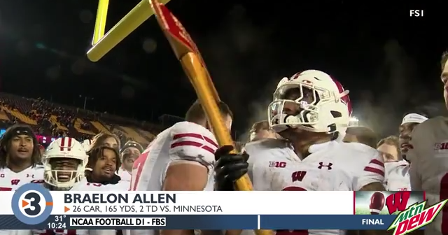 Badgers shine on both sides of ball to bring home Paul Bunyan's Axe ... Badgers shine on both sides of ball to bring home Paul Bunyan's Axe ...