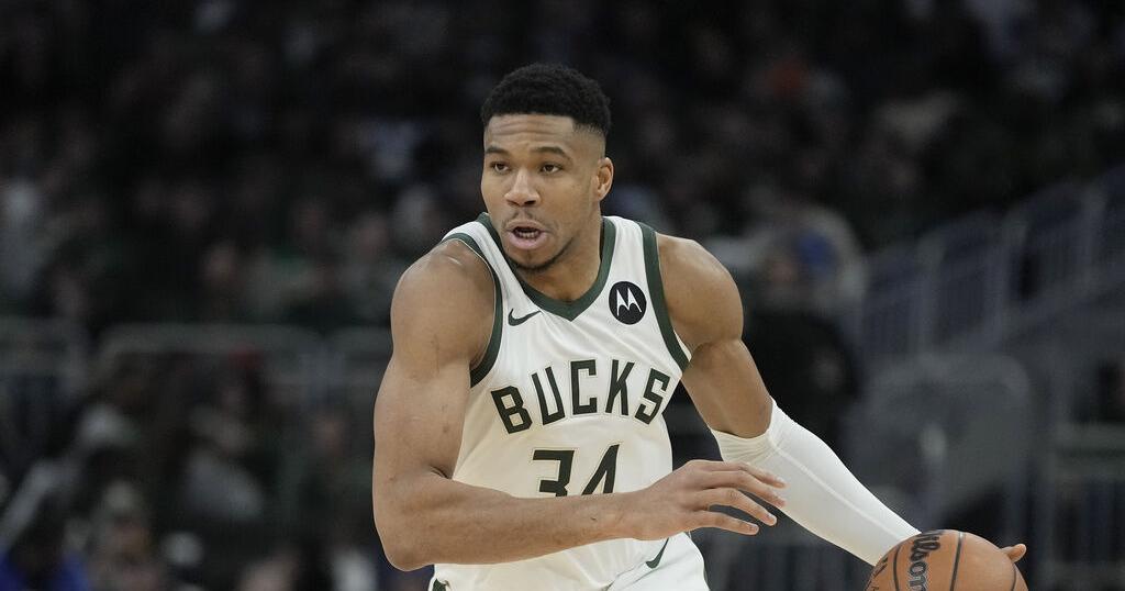 Antetokounmpo ties Iverson, Duncan, Malone with 23rd career Player of ...