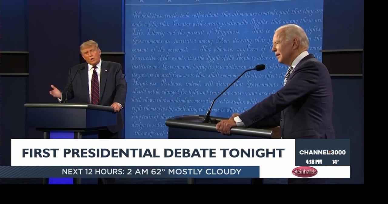 First presidential debate tonight | Video | channel3000.com