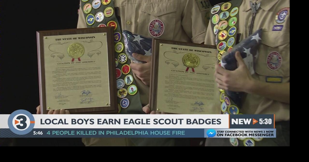 Lodi boys earn Eagle Scout badge, honored at ceremony | Local News ...