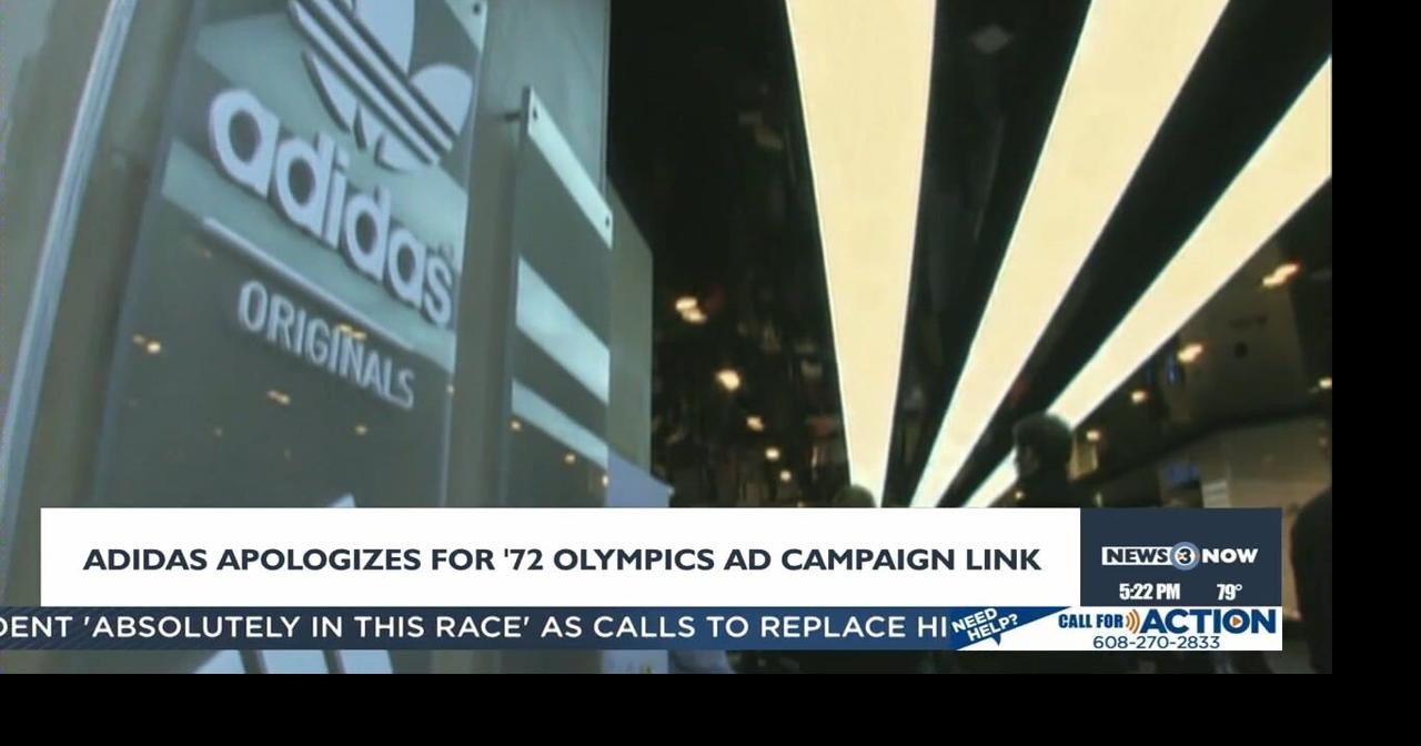 Adidas apologizes for 1972 Olympic ad campaign link | Video ...