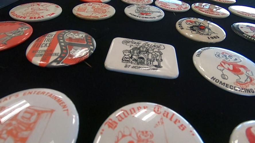 UW-Madison alum nearing complete collection of 112 Homecoming buttons ...