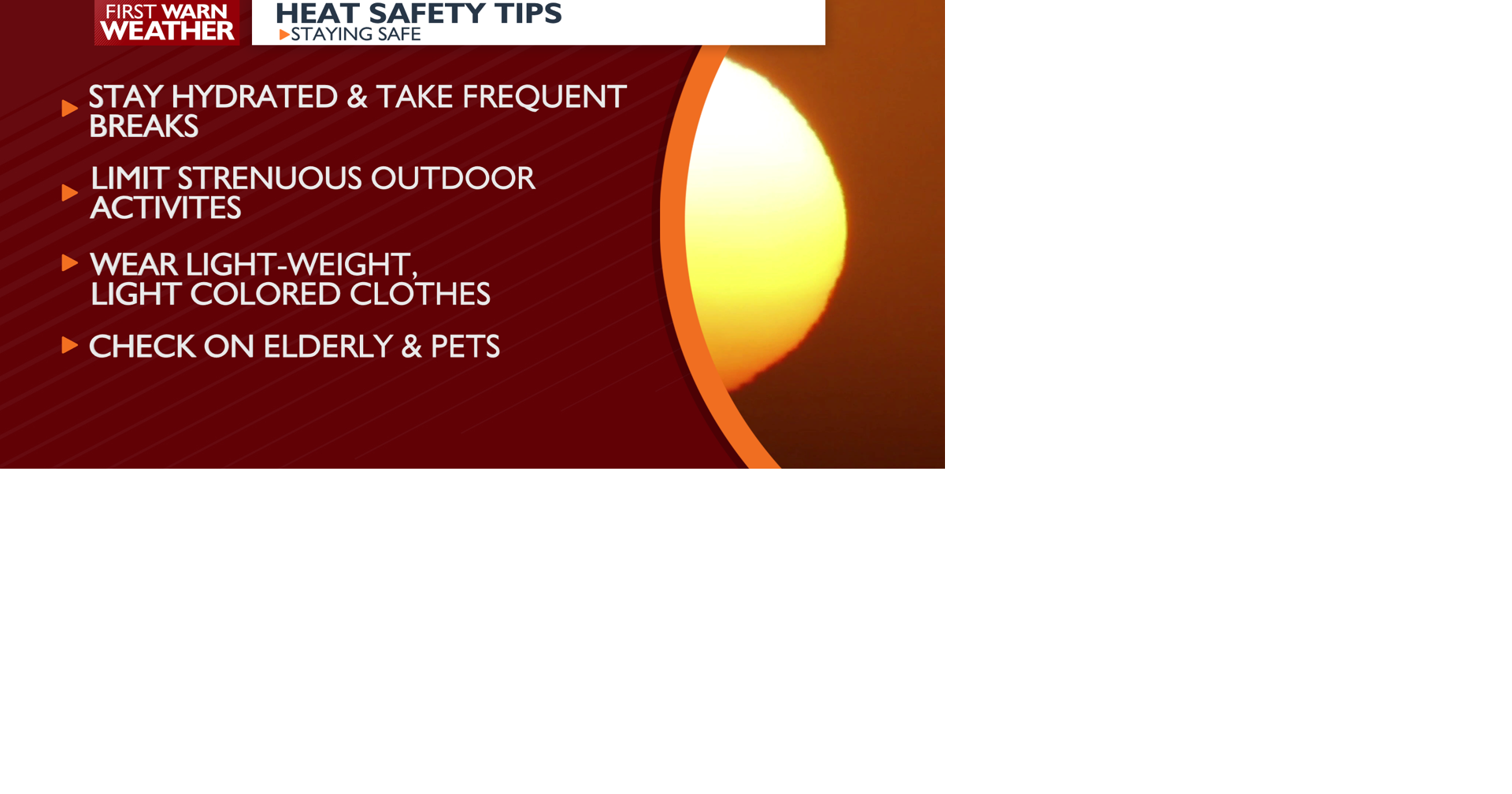 Heat Safety Tips.png | | channel3000.com