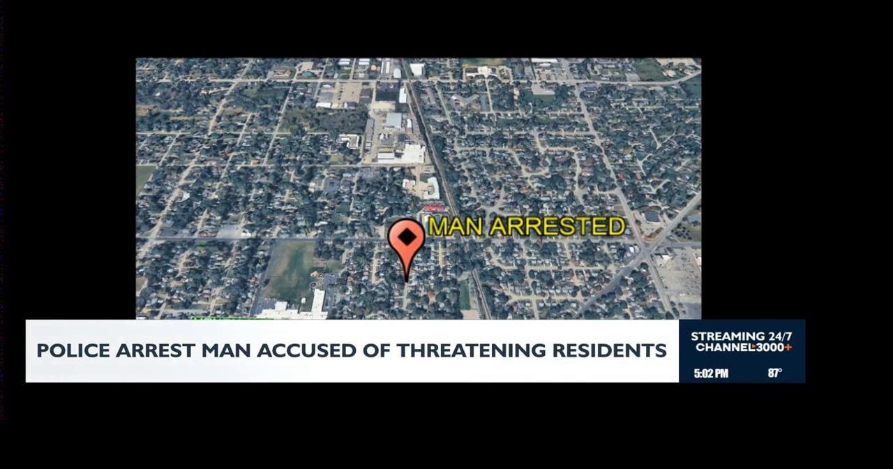 Beloit police arrest man accused of threatening residents | News ...