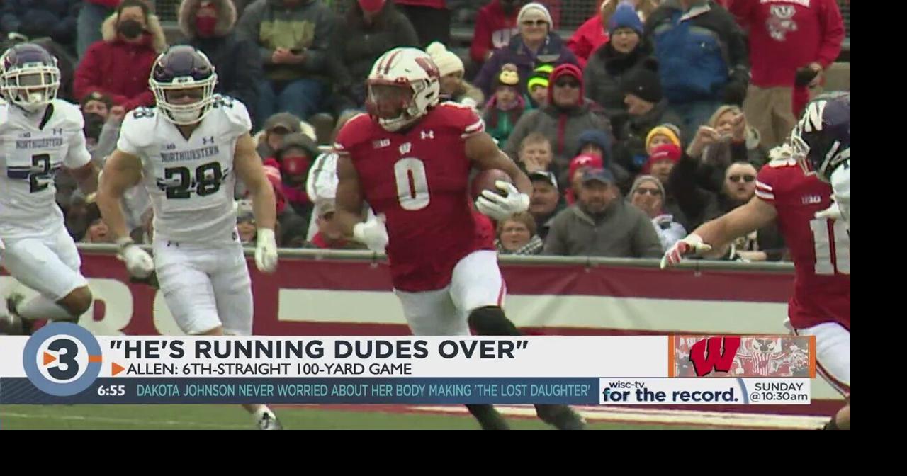 With Mellusi gone, Allen steps up as Badgers stomp Northwestern ...