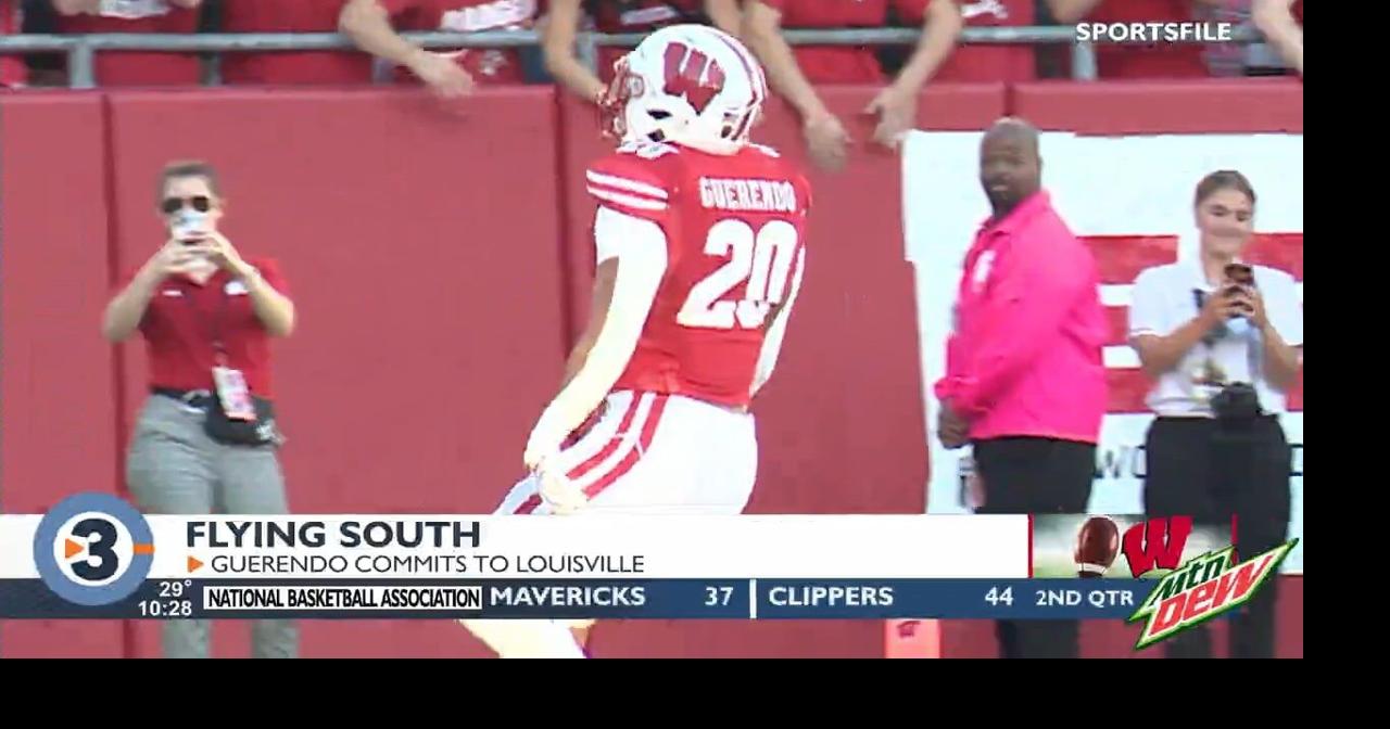 Former Badgers running back Issac Guerendo transfers to Louisville ...