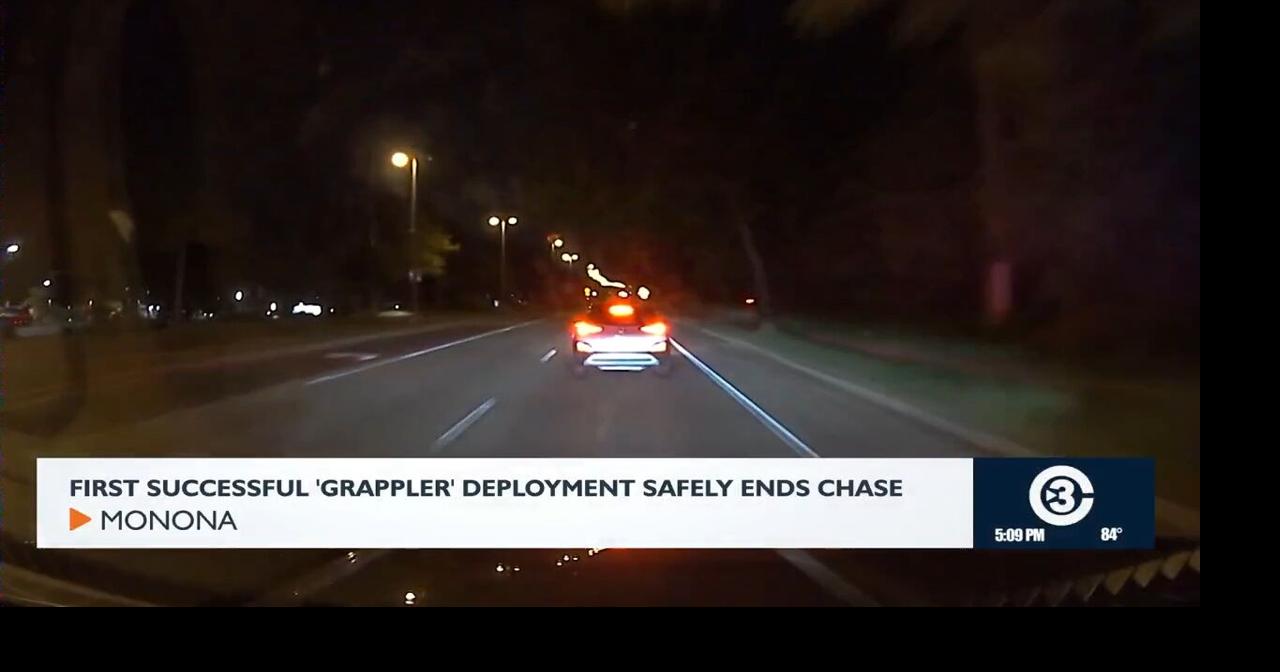 Monona police utilize grappler device to arrest man in high-speed chase ...