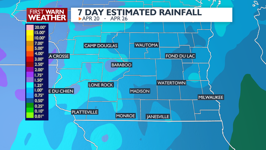 Beyond the Barometer: Percent of Wisconsin suffering from drought ...