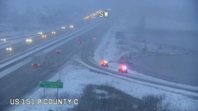 No injuries reported after vehicle slides off Highway 151 in Sun ...