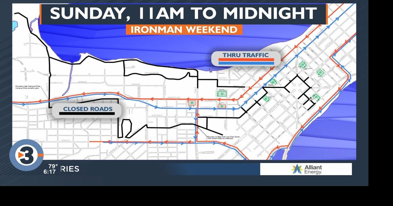 IRONMAN Triathlon to bring street closures to Madison on Sunday | Local ...