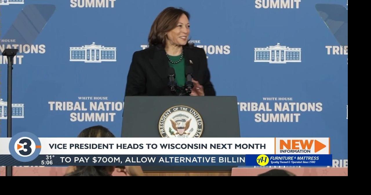 Vice President Harris to visit Wisconsin in January | Video ...