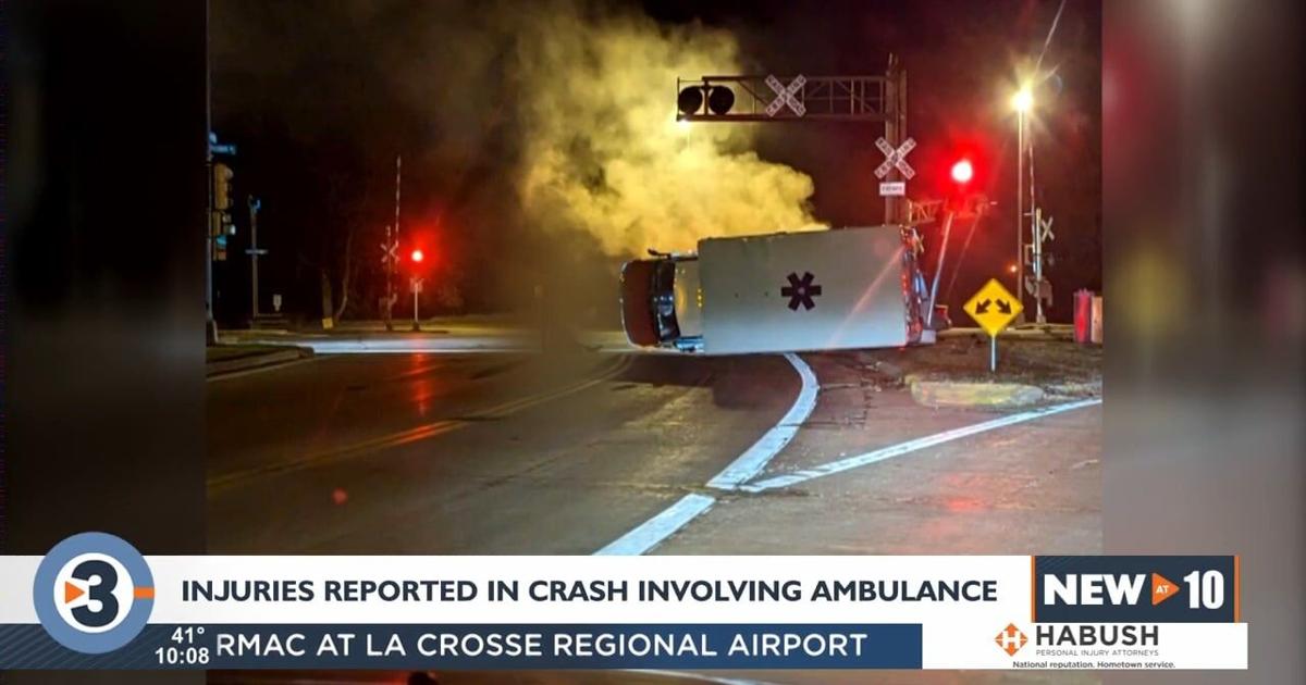 Injuries Reported In Crash Involving Ambulance In Madison Video