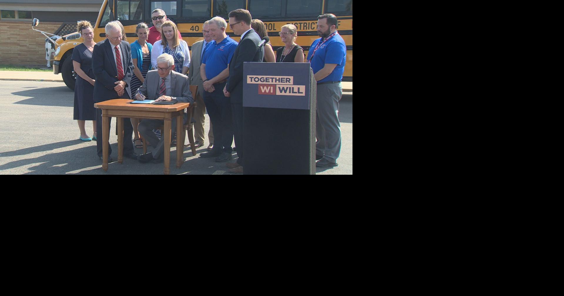 Gov. Evers signs bill allowing school board members to serve as volunteer bus drivers | News ...