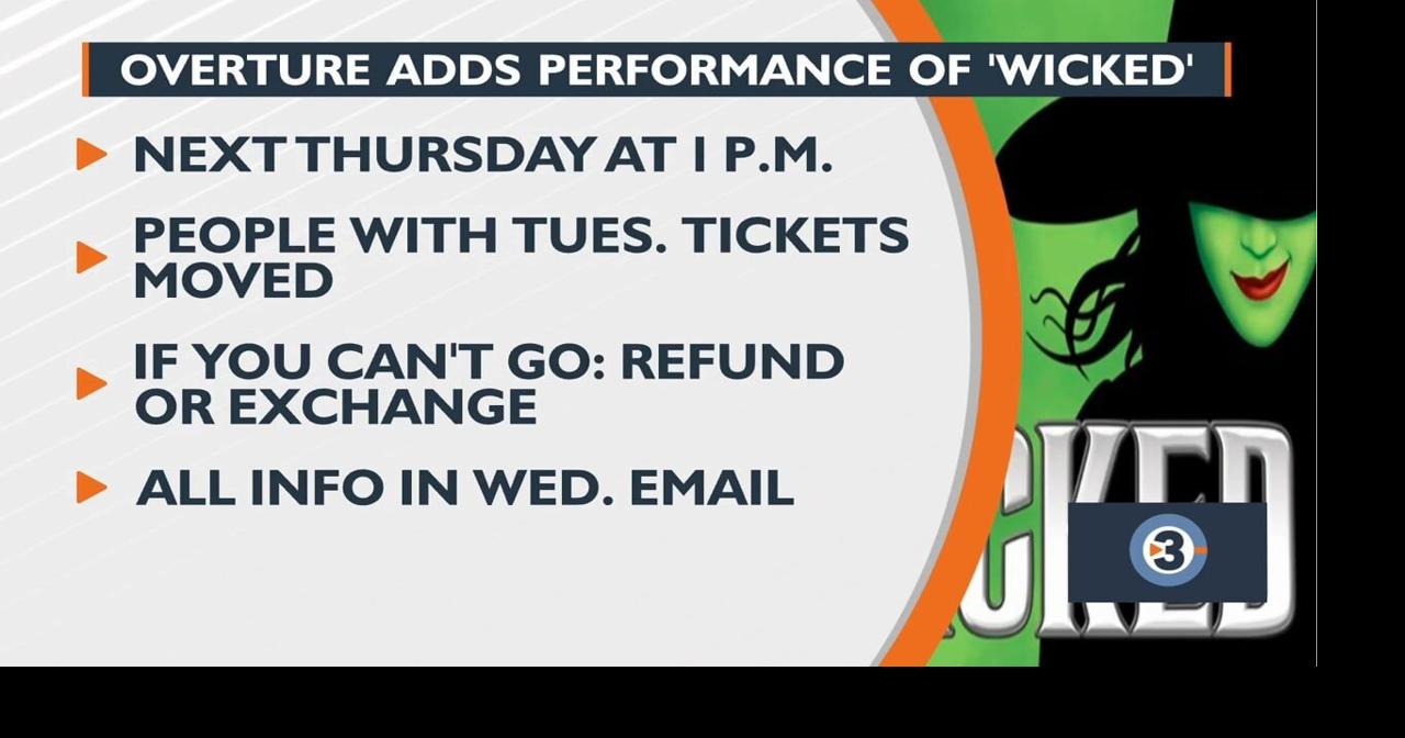 Overture adds 'Wicked' performance | Video | channel3000.com