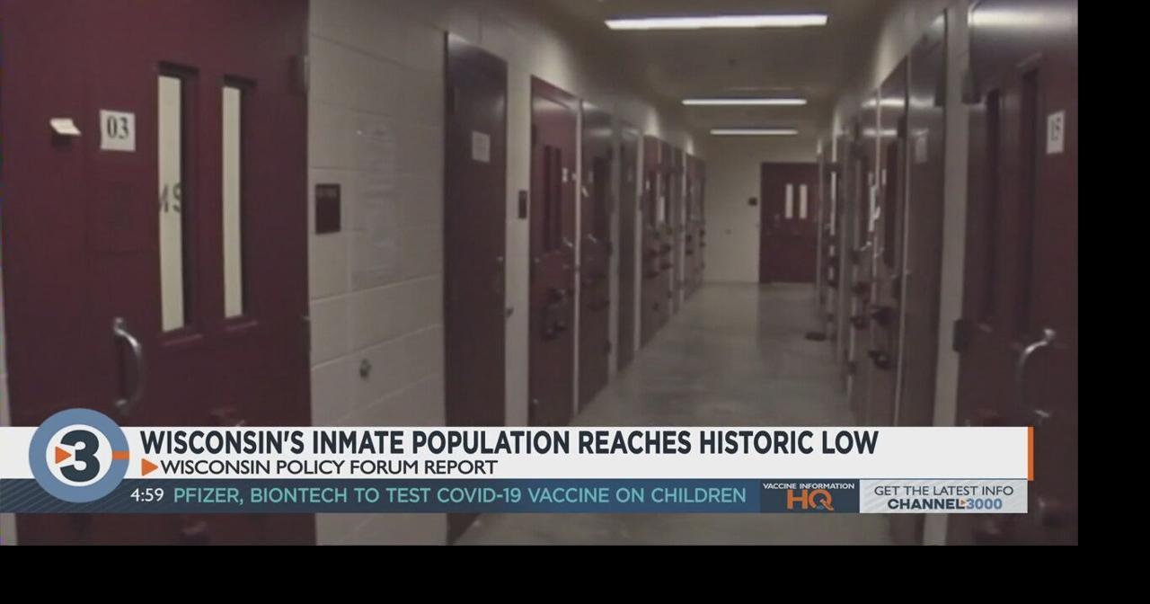 Wisconsin’s inmate population reaches historic low, new report finds ...