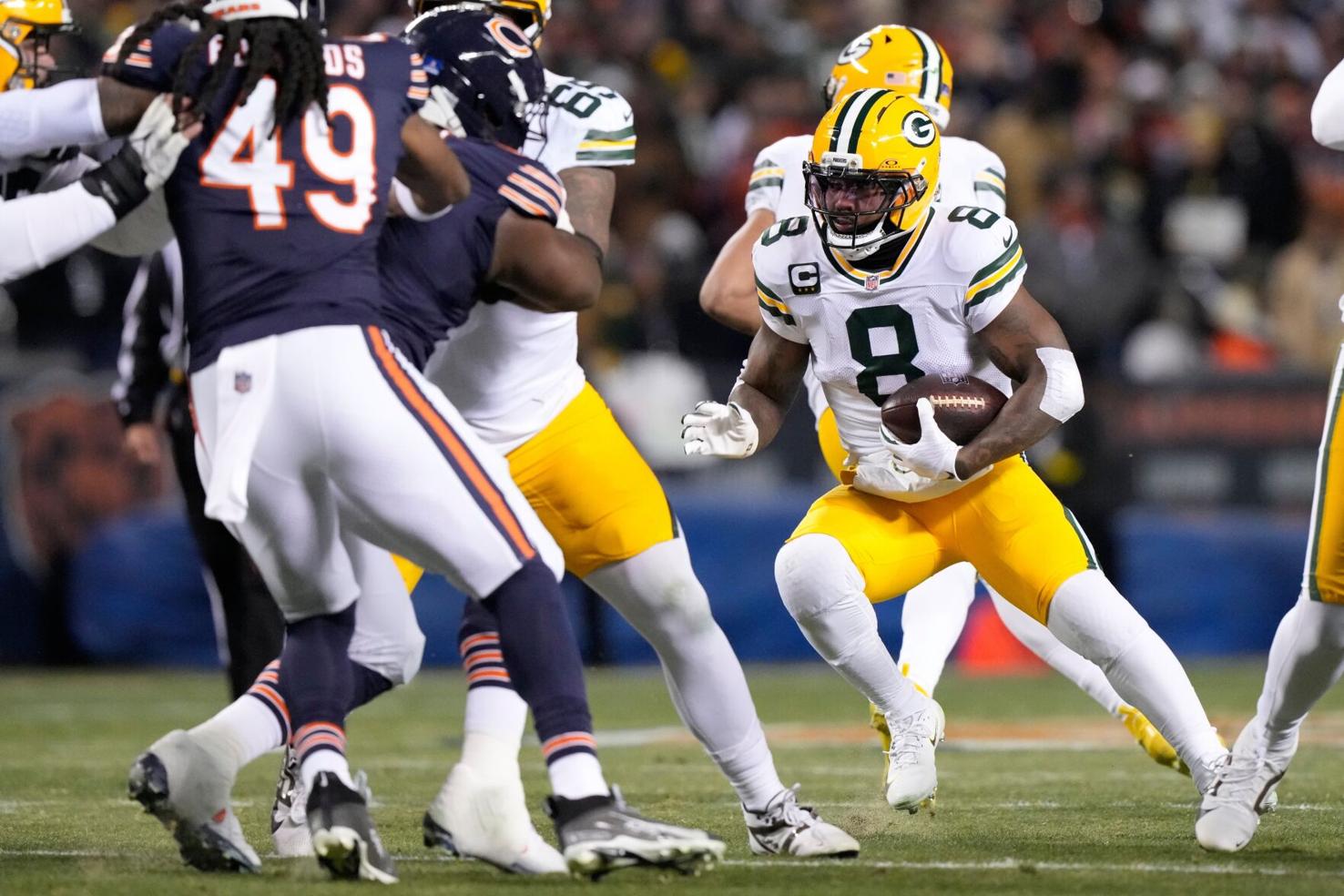 After fumble against Bears, Packers running back Josh Jacobs hopes for ...