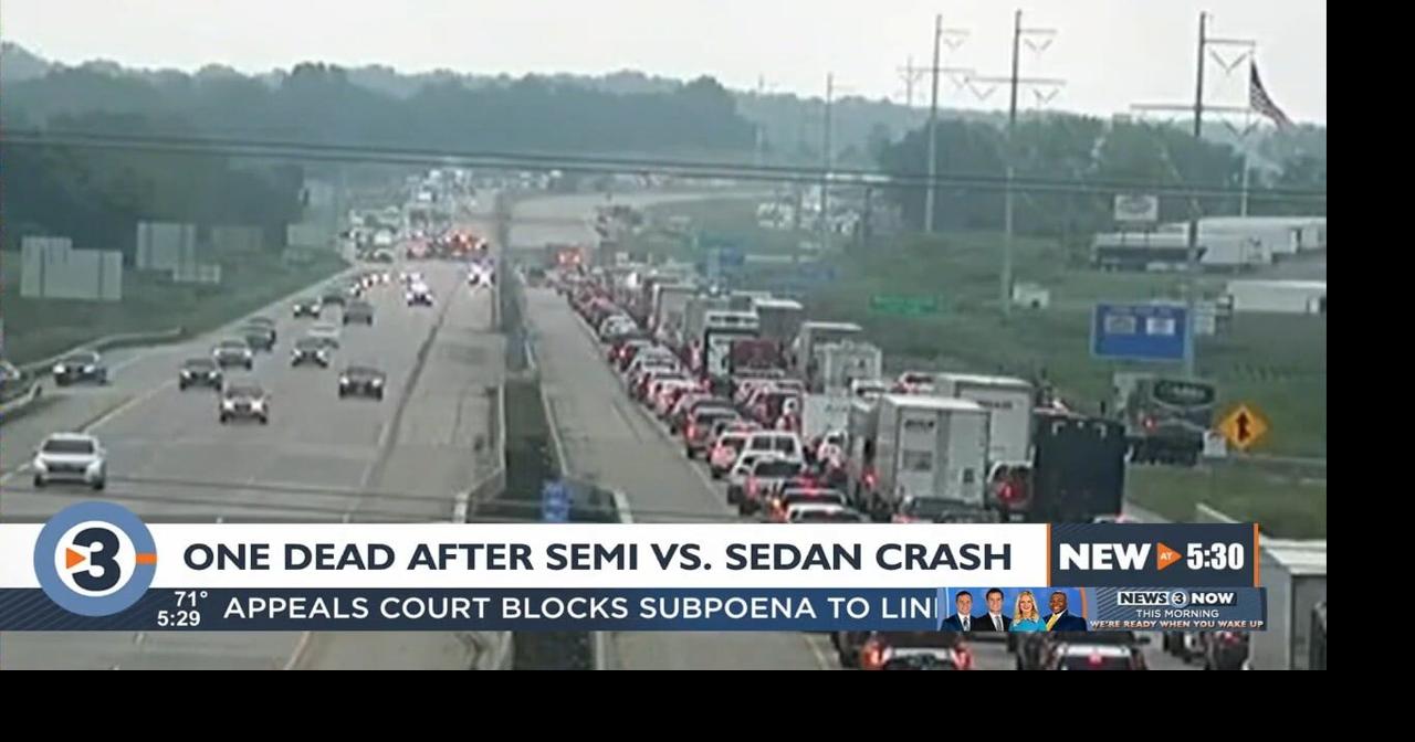 One person dead after I-39/90 crash that sent semi over median | Local ...