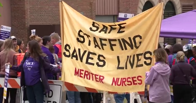 FIRST DAY: Meriter nurses strike kicks off with large crowd | News ...