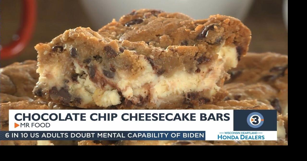 Mr. Food: Chocolate Chip Cheesecake bars | Video | channel3000.com