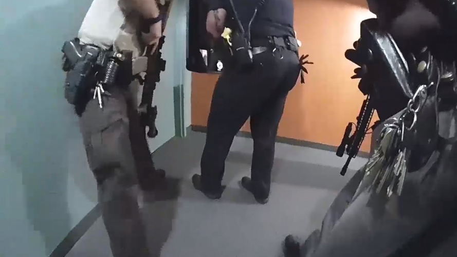 Bodycam footage shows exchange between Middleton shooter, officers ...