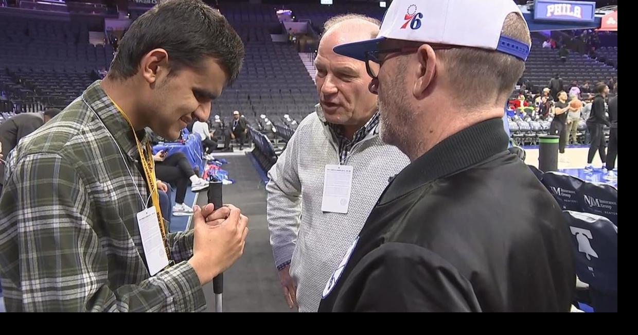 Blind sportscaster calls Delaware Blue Coats games: "I love everything ...
