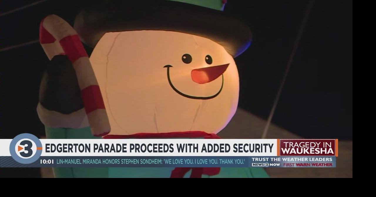 Edgerton holiday parade proceeds with added security | Local News ...