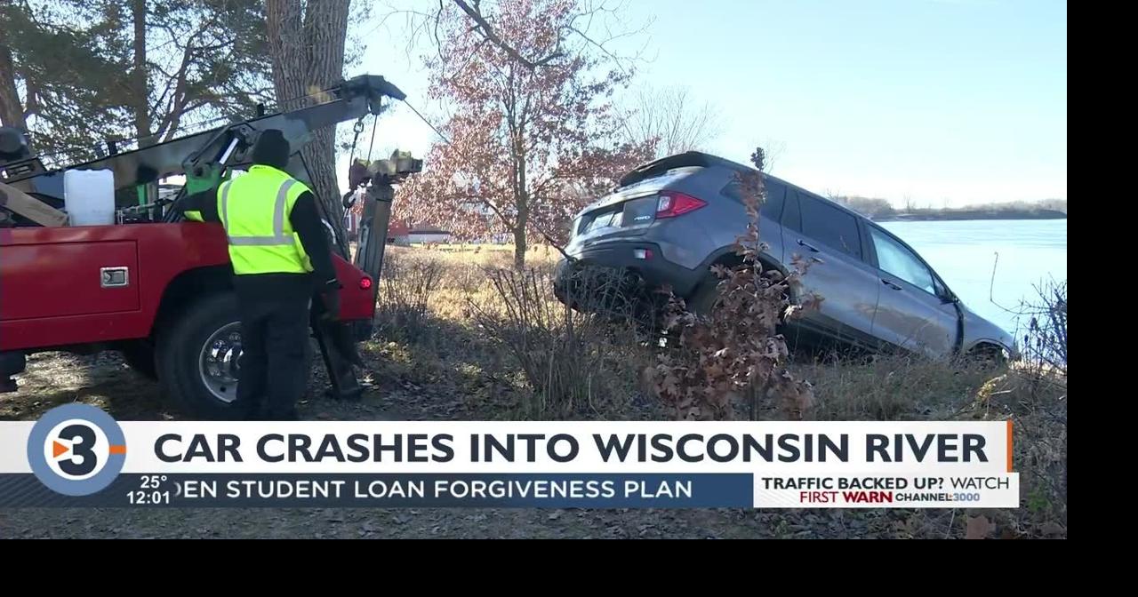 One person in hospital after car crashes into Wisconsin River near Sauk ...