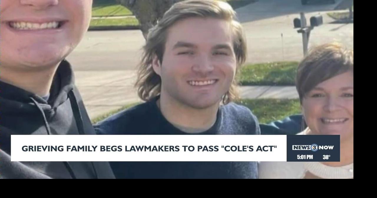 Family testifies for 'Cole's Law' after son's death from unaffordable ...