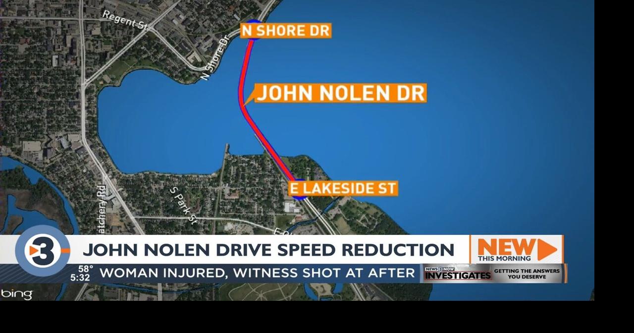 John Nolen Drive speed limit reduced as part of Vision Zero plan ...