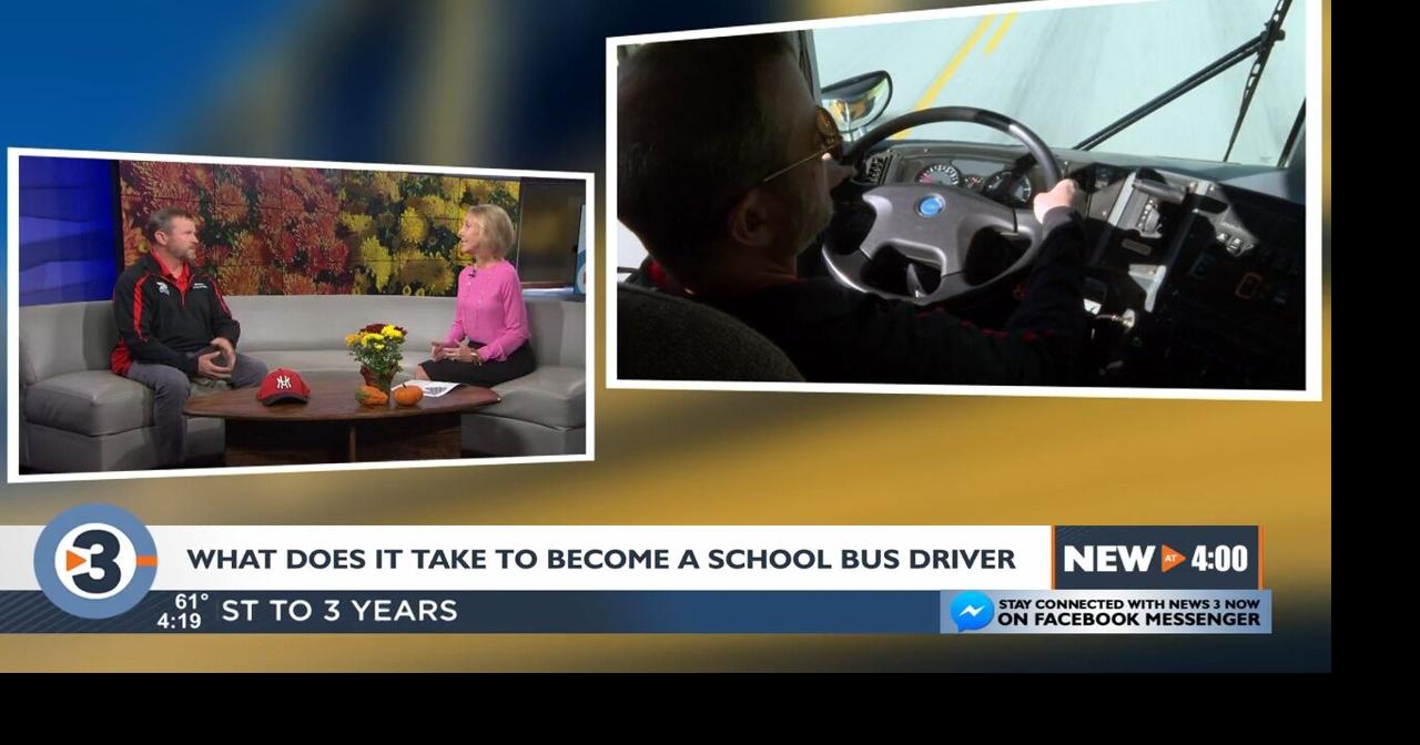 WATCH: News 3 Now photojournalist becomes school bus driver | Education ...