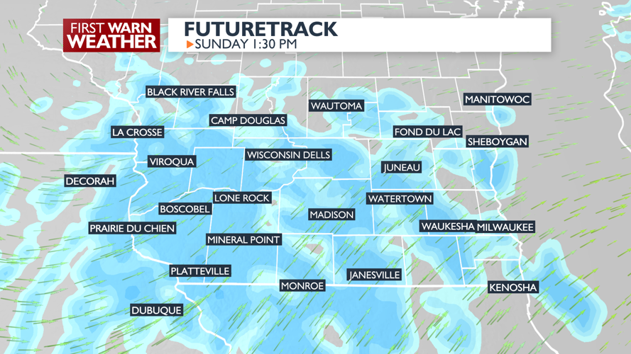 Snow showers continue Sunday, ALERT DAYS Monday and Tuesday | Latest ...