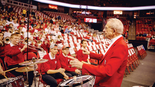 Mike Leckrone goes over the top and out | City Life | channel3000.com