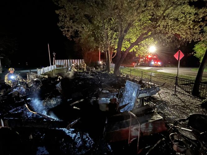 Mobile home destroyed, two other homes damaged in fire at campground ...