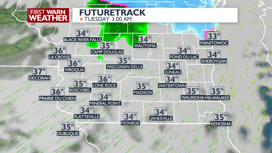 Warm to start the week, much colder to end it | Latest Weather Forecast ...