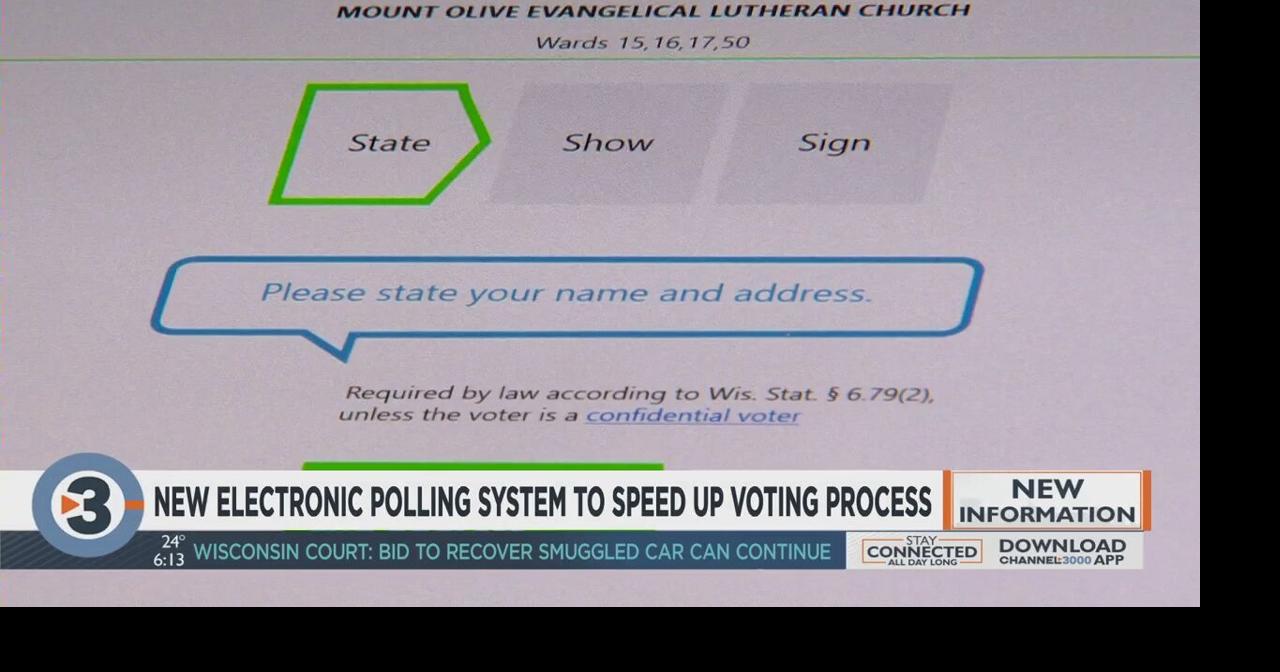 New electronic poll books speed up voting, data collection process ...