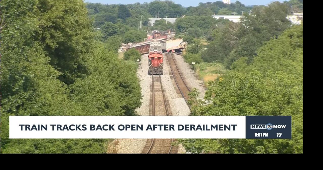 Train tracks reopen after derailment in Dodge County | News ...