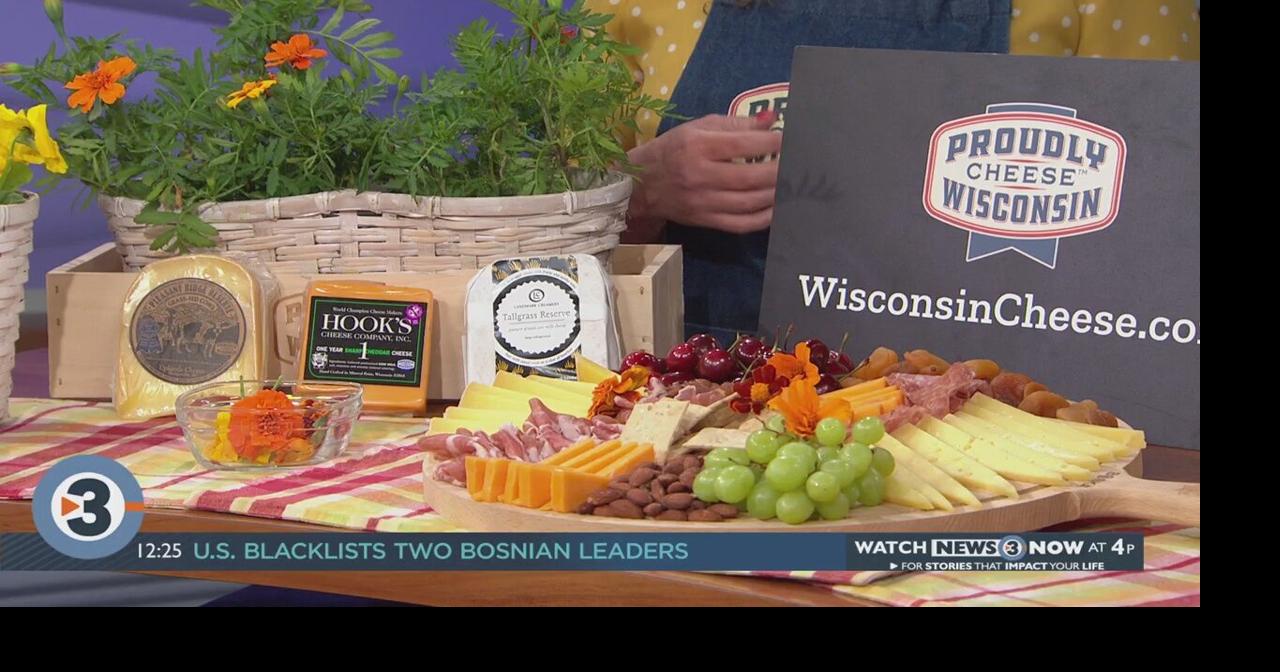 Wisconsin Cheese idea: Colorful floral cheese board | Food & Recipes ...