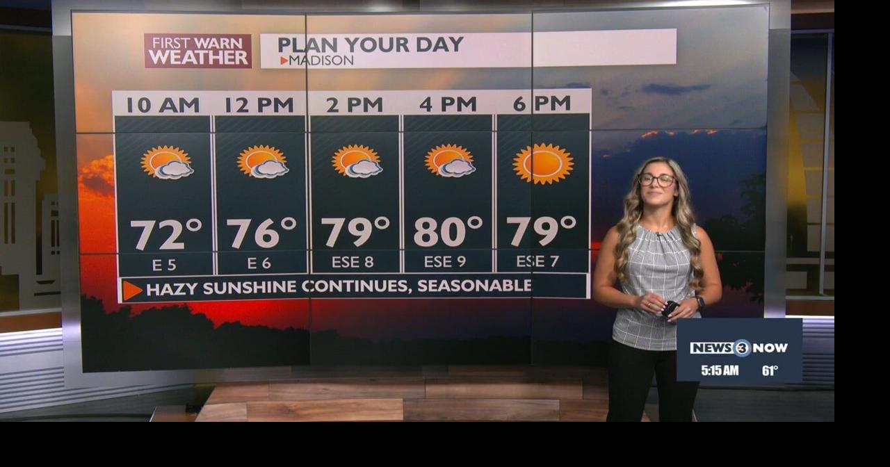 Aug 4 5am Wx Video Channel3000