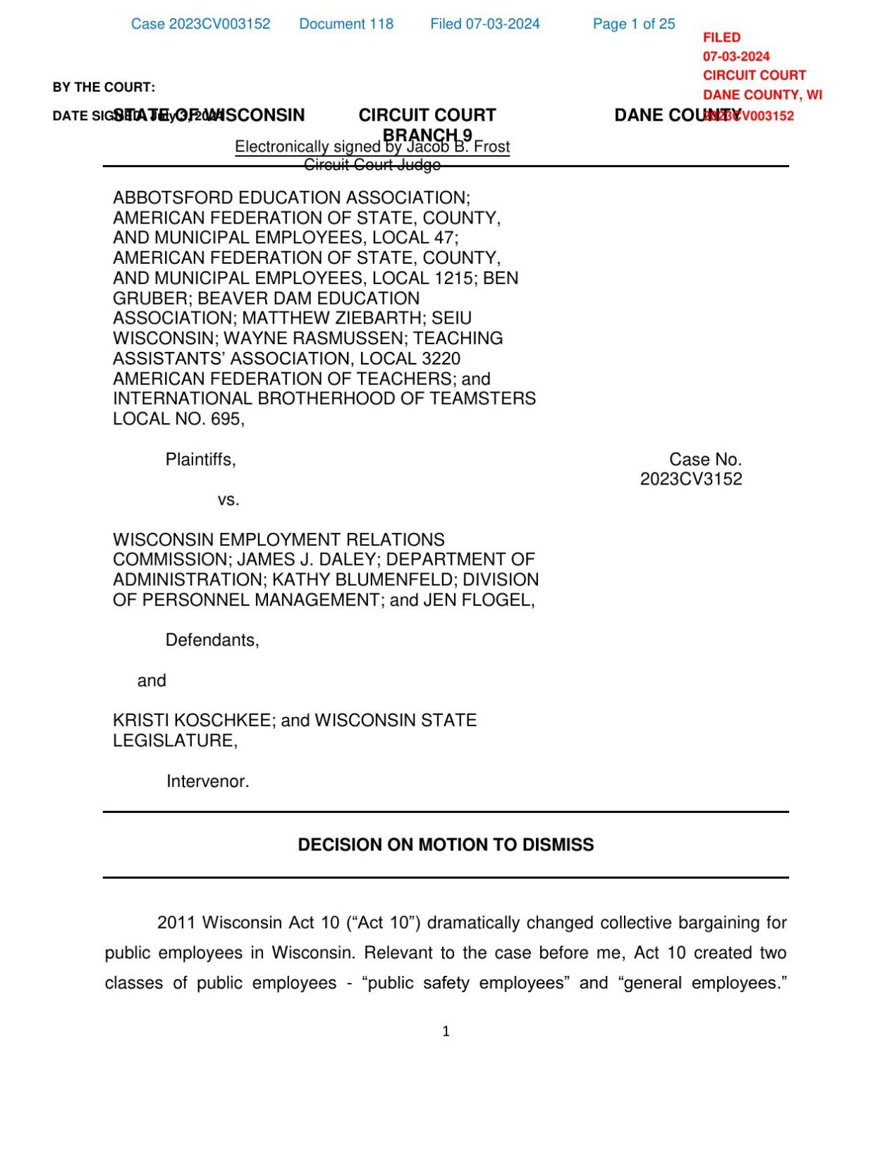 2024-07-03 [Dkt. 118] Order Denying Motions to Dismiss.pdf | | channel3000.com