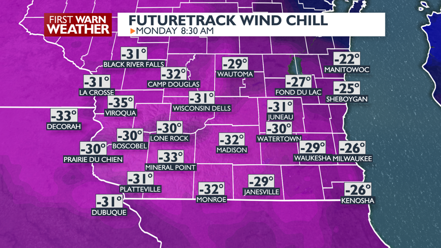 Blowing snow Monday morning, ALERT DAY conditions through Tuesday for ...